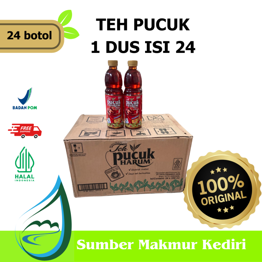 Jual TEH PUCUK HARUM 1 DUS ISI 24 BOTOL - 350ml Kediri | Shopee Indonesia