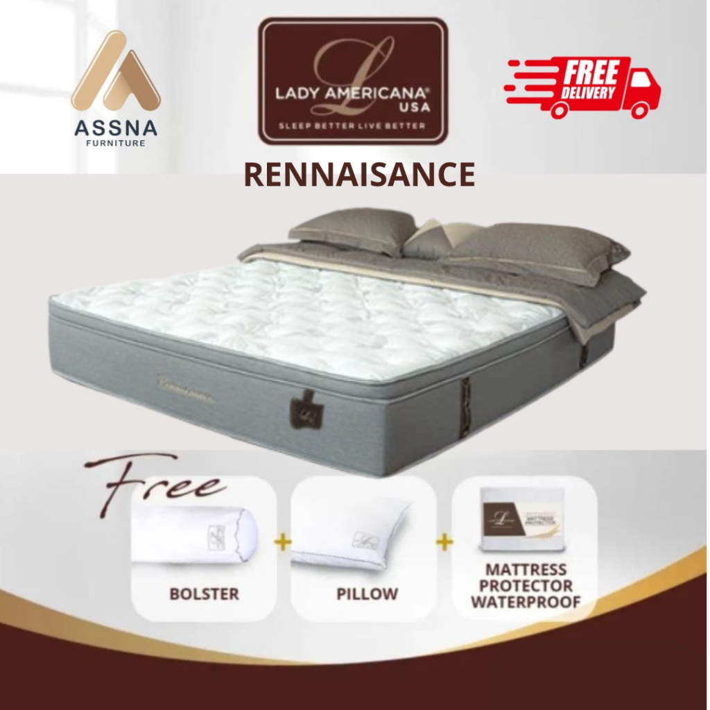 Jual Kasur Spring Bed Lady Americana Renaissance - Jogja | Shopee Indonesia