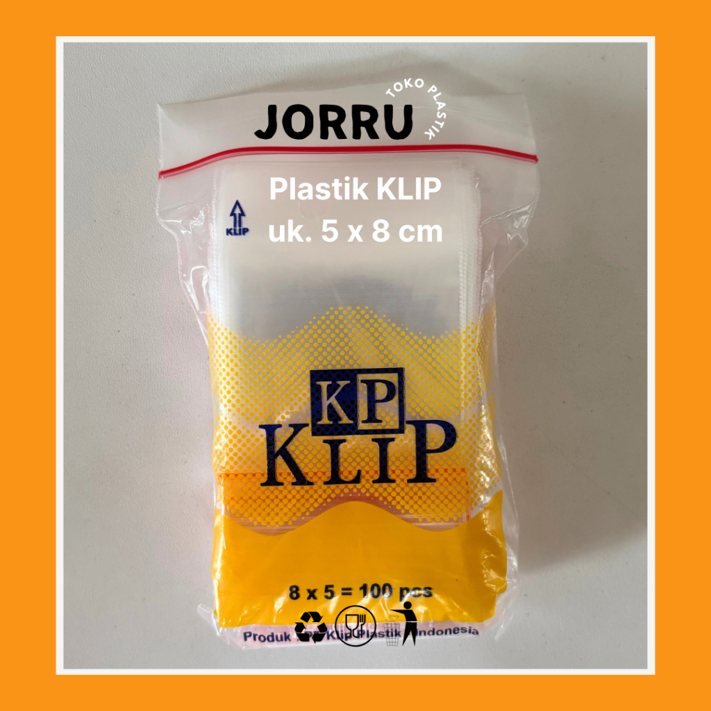 Jual PLASTIK KLIP UKURAN 8 x 5 | KANTONG PLASTIK KLIP ISI 100 LEMBAR ...