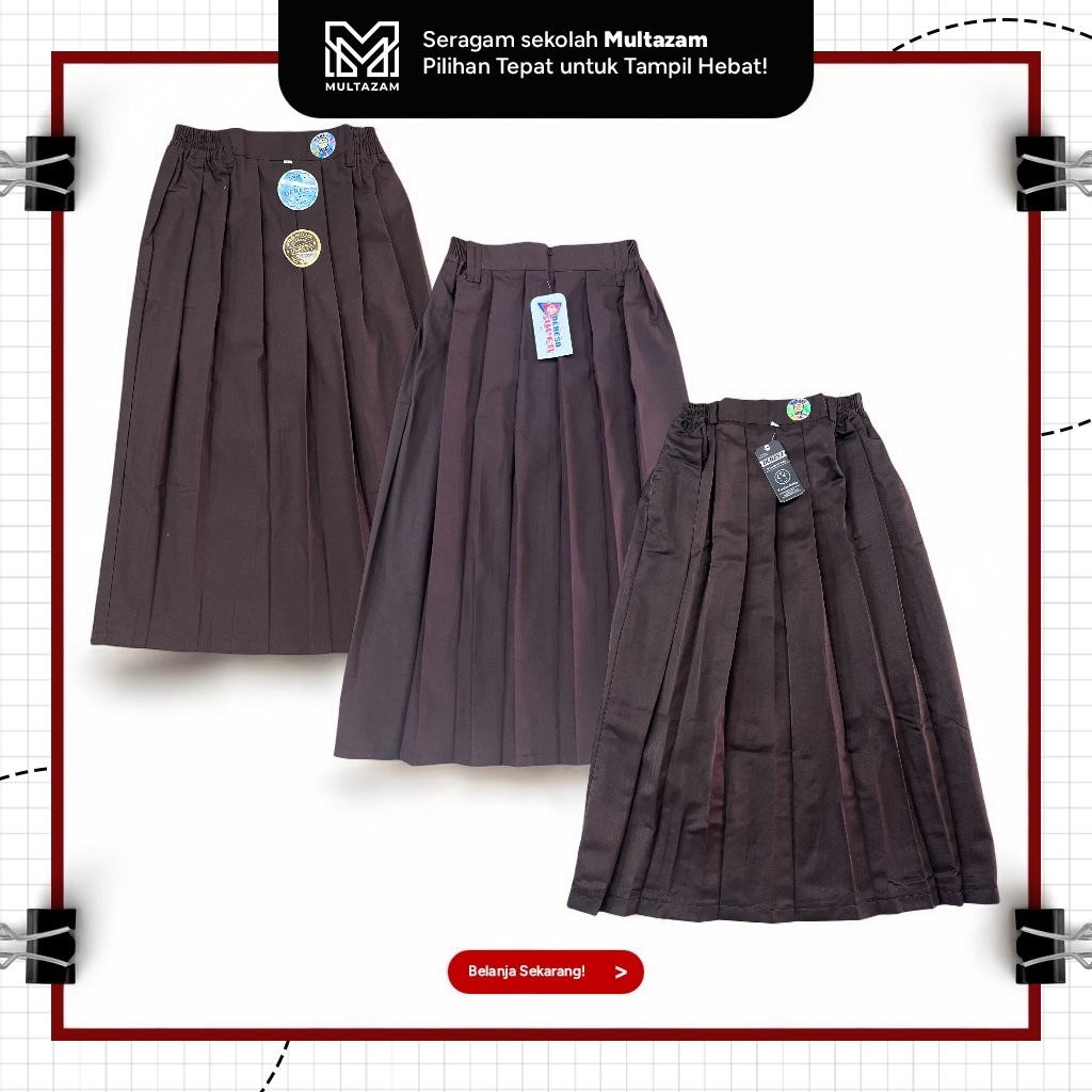 Jual Rok Pramuka SD Panjang Rempel | Shopee Indonesia