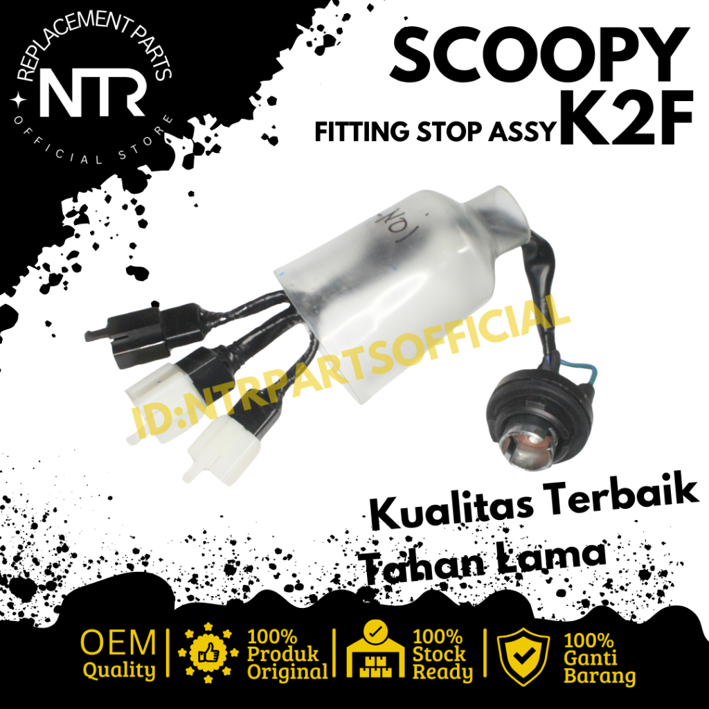 Jual Socket Fiting Pitting Stop Lampu Belakang Scoopy New Scoopy Donat ...