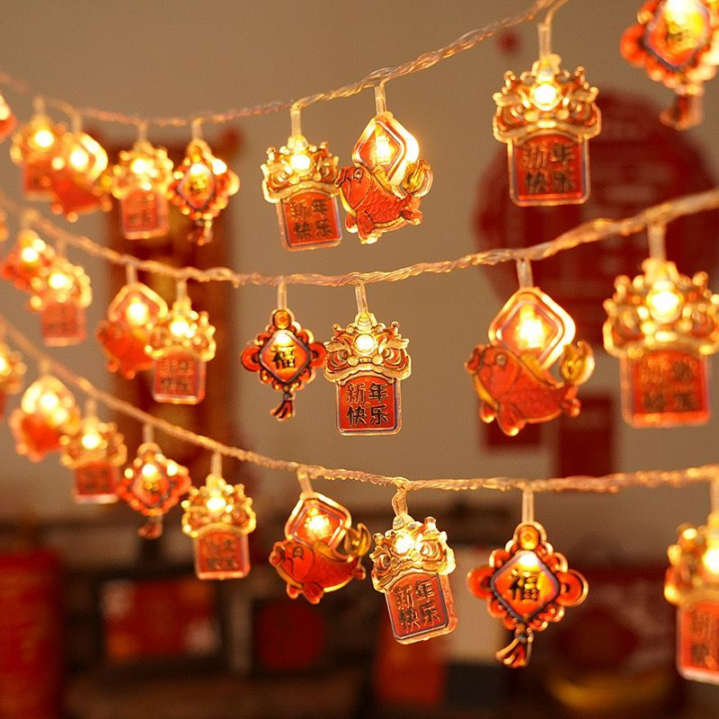 Jual Lampu hias LED imlek lampu lilit 3 meter Decorative lamp imlek sinca Aksesoris akrilik CNY ...