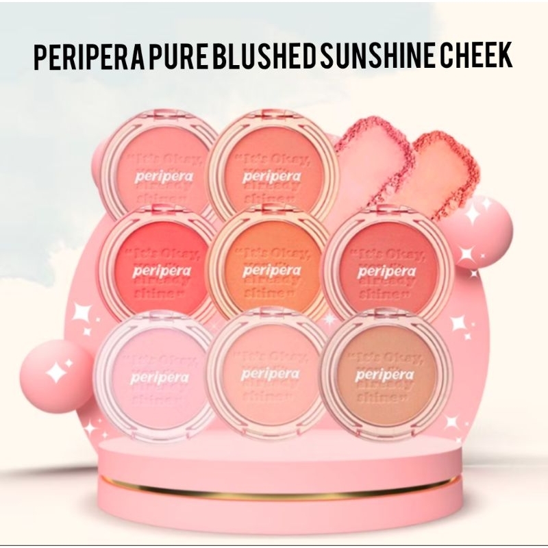 Jual Peripera Pure Blushed Sunshine Cheek | Shopee Indonesia