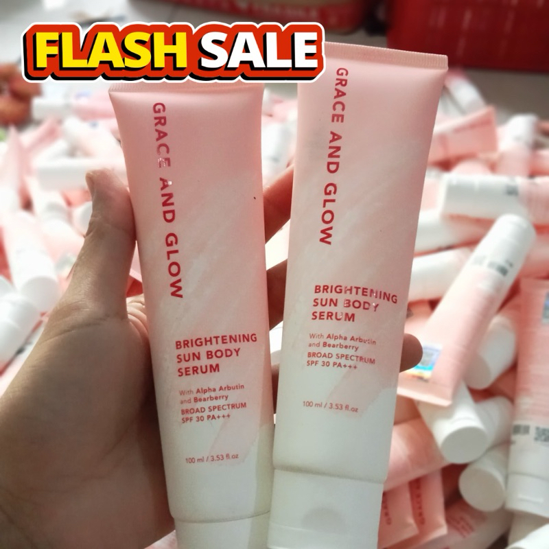 Jual GRACE AND GLOW BODY SERUM Grace and Glow Brightening Sun Lotion ...