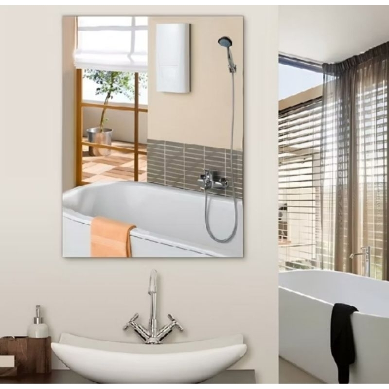 Jual Sticker Cermin Tempel Kaca Dinding Persegi Panjang Acrylic ...