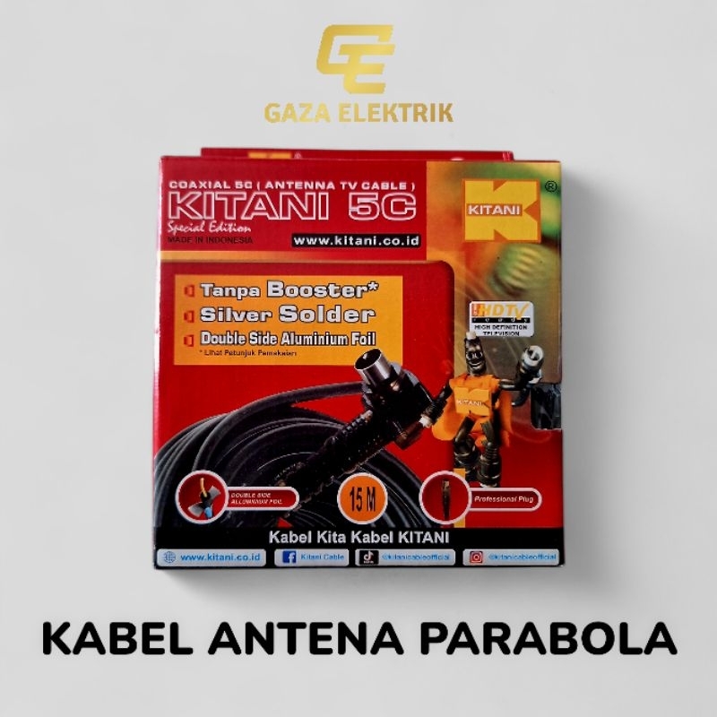 Jual Kabel antena parabola KITANI 15M | Shopee Indonesia