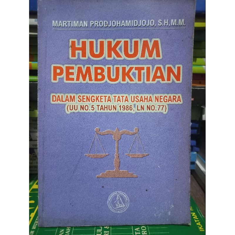 Jual HUKUM PEMBUKTIAN DALAM SENGKETA TATA USAHA NEGARA | Shopee Indonesia