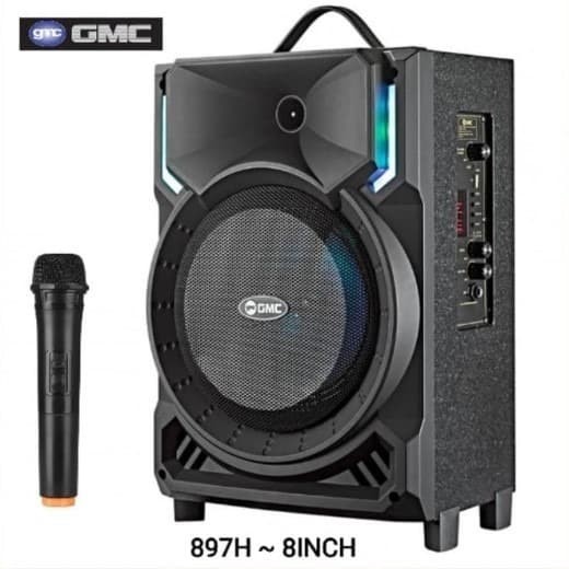 Jual GMC 897 h SPEAKER PORTABLE MULTIMEDIA WITH BLUETOOTH KARAOKE 120 ...