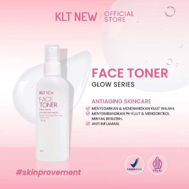 Jual KLT NEW - Glow Series Face Toner 100Ml | Shopee Indonesia