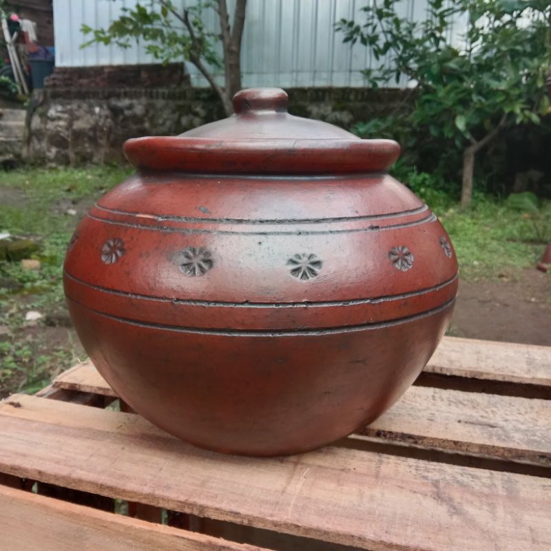 Jual GENTONG 15L FREE PACKING KAYU GENTONG GERABAH TANAH LIAT / WADAH ...