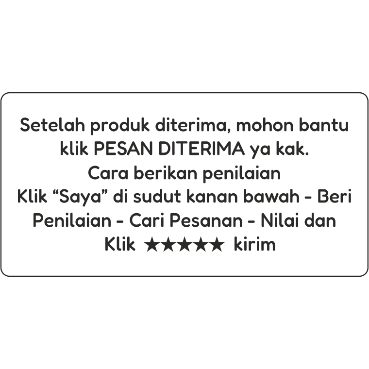 Jual STICKER LABEL PRODUK DITERIMA SHOPEE | Shopee Indonesia