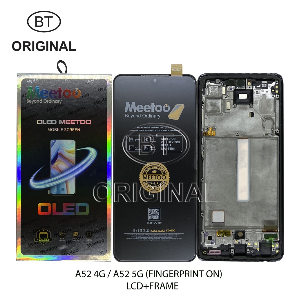 Jual LCD SAMSUNG A52 4G A525 - A52 5G A526 +FRAME FINGERPRINT ON - OLED ...