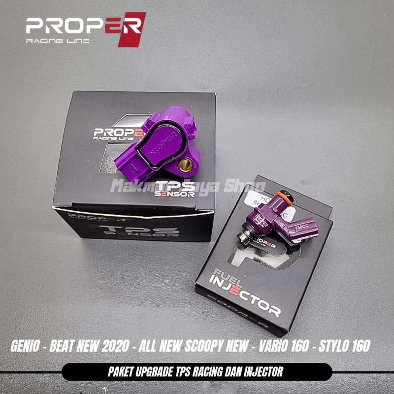 Jual PAKET UPGRADE PROPER TPS RACING DAN INJECTOR VARIO 160 GENIO BEAT ...