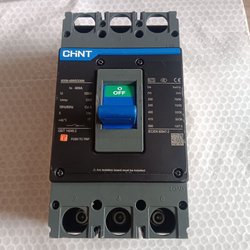 Jual MCCB CHNT -tipe nxm. 400/3300.400A.630A barang masih bagus dijamin ...
