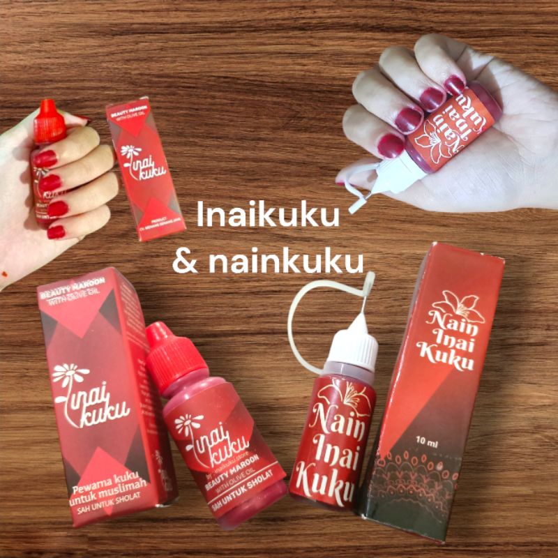 Jual INAIKUKU NAINKUKU beauty kutek halal ( pacar kuku ) | Shopee Indonesia