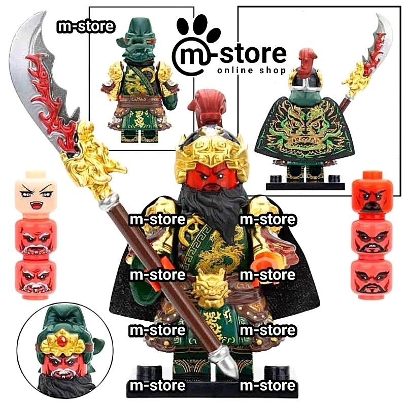 Jual brick three kingdoms guan yu block mini toy figure | Shopee Indonesia