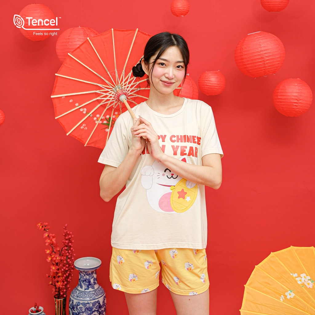 Jual Cielyn | TENCEL™️| Lunar Series | Mao Set | Piyama Couple Mom ...