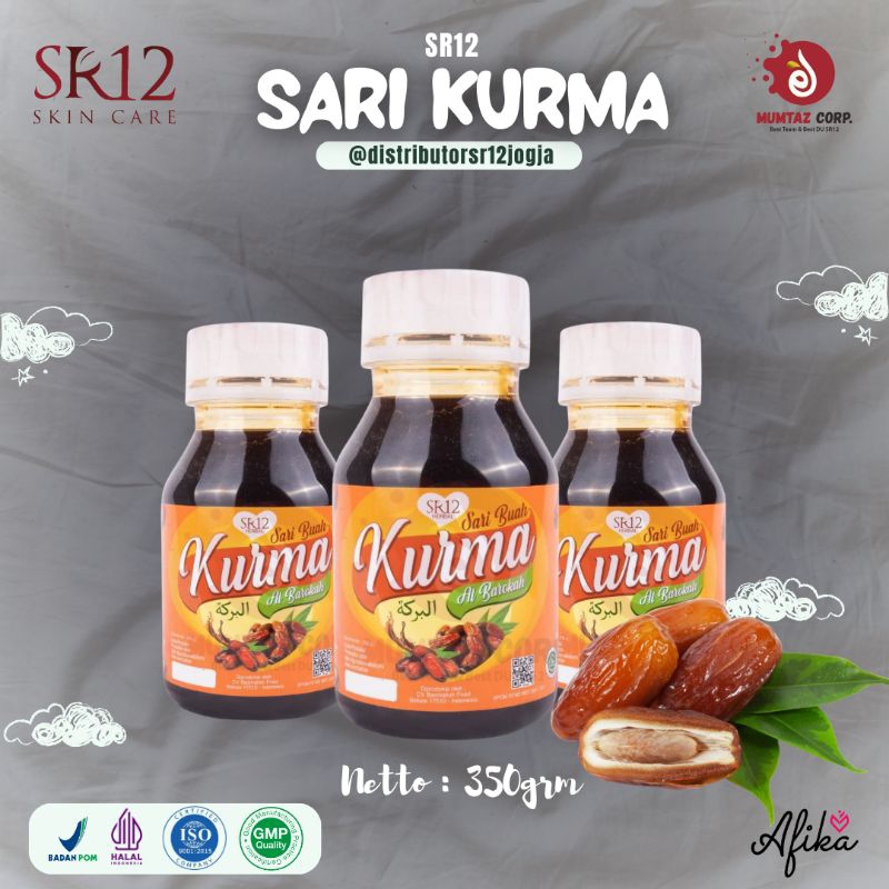 Jual AFIKA COLLECTION Sari Kurma SR12 300ml Premium Tanpa Gula Meningkatkan Stamina Tubuh ...
