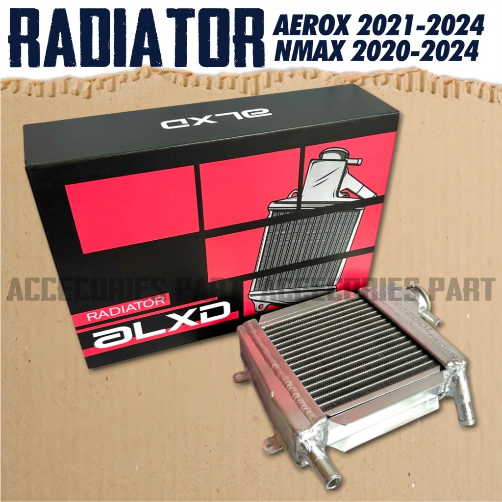 Jual ALXD ORIGINAL 100% RADIATOR ALL NEW NMAX AEROX TIDAK TEMASUK BAUT ...