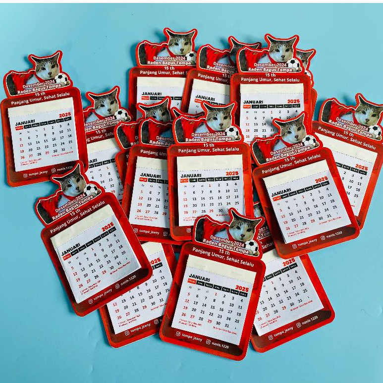 Jual KALENDER MAGNET 2025 (Isi 500pcs) | Shopee Indonesia