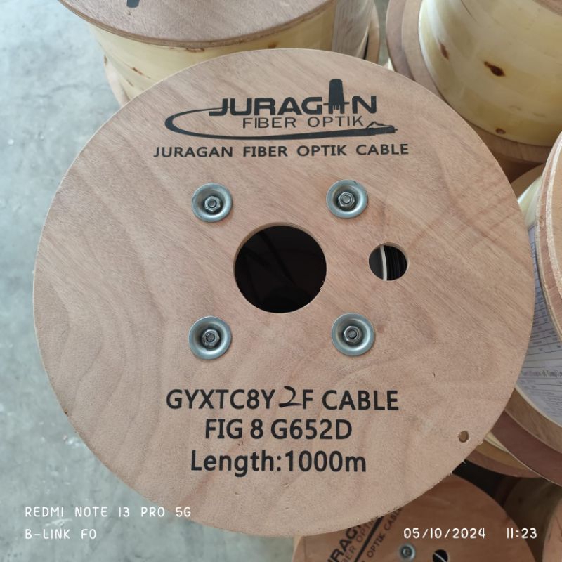 Jual kabel 2 core fig 8 1km / kabel fig8 2 core 1km / kabel fiber optik ...