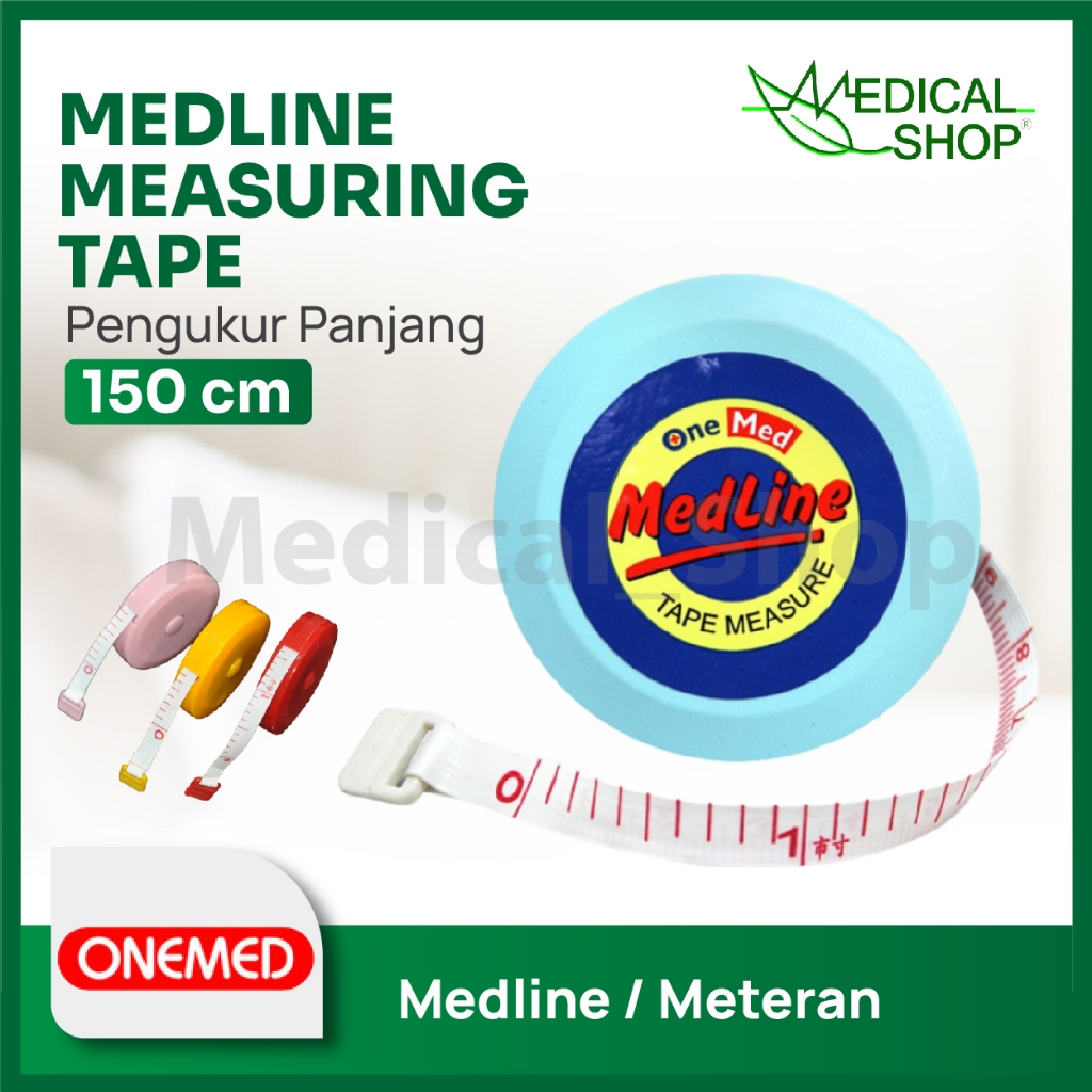 Jual ONEMED l Medline Measuring Tape l Meteran Rol | Shopee Indonesia