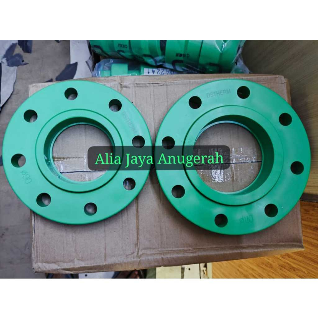 Jual Flange PPR + Backing Ring 3" (90mm) / Flange Set PPR 3" (90mm ...