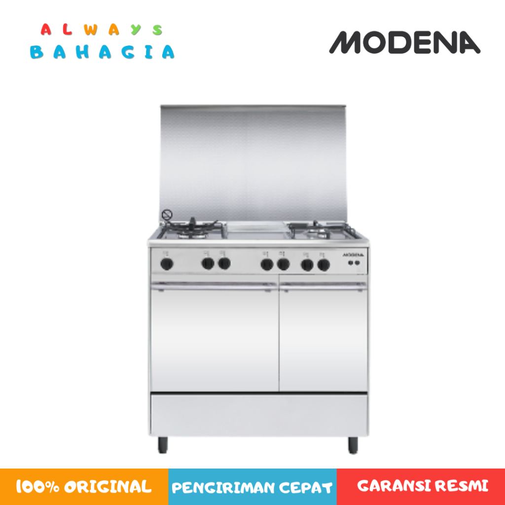 Jual MODENA FC 9942 S freestanding cooker stainless kompor dengan oven ...