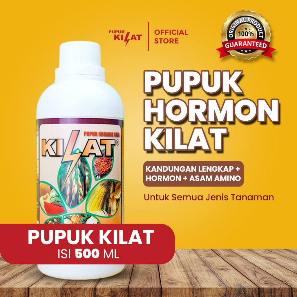 Jual PUPUK KILAT 500 ML - Pupuk Organik Cair (POC) Hormon Kilat | Shopee Indonesia