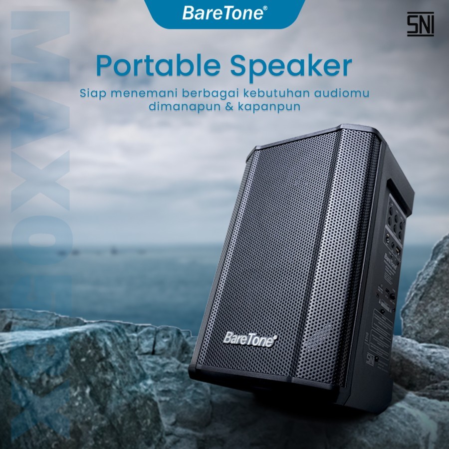 Jual BareTone Speaker Portable MAX05BX 5 inch | Shopee Indonesia