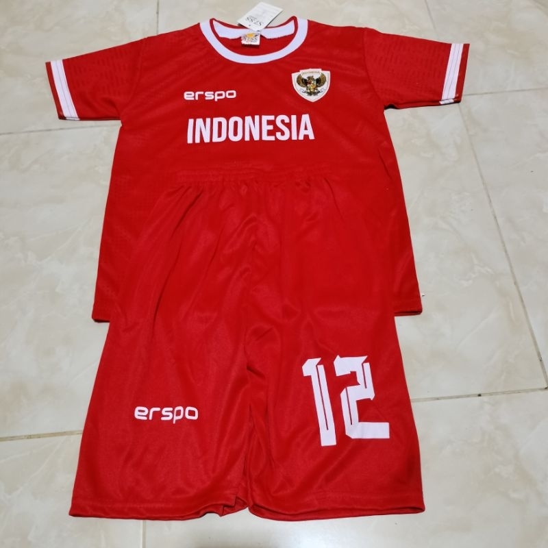Jual Jersey Bola Timnas JAY IDZES ARHAN Setelan Anak Erspo | Shopee ...