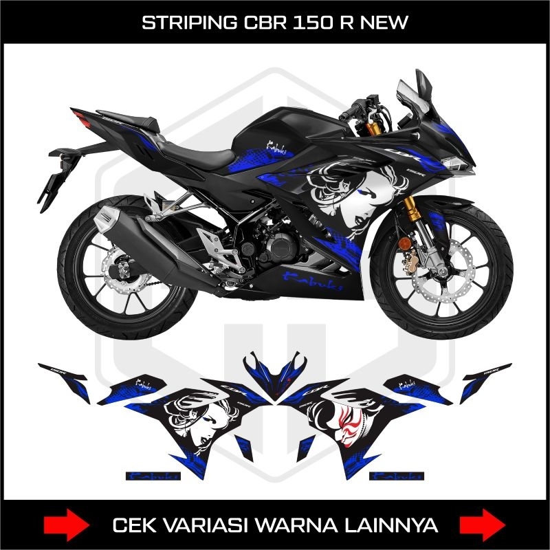 Jual Stiker Striping Cbr150r K45r Th 2021 2022 2023 2024 / Sticker Decal Honda Cbr 150r New ...