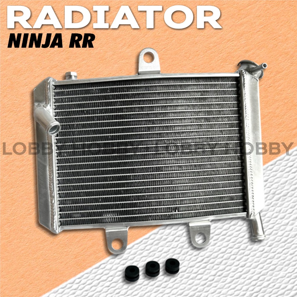 Jual RADIATOR NINJA RR / ZX PENDINGIN MESIN MOTOR FREE KARDUS DAN ...