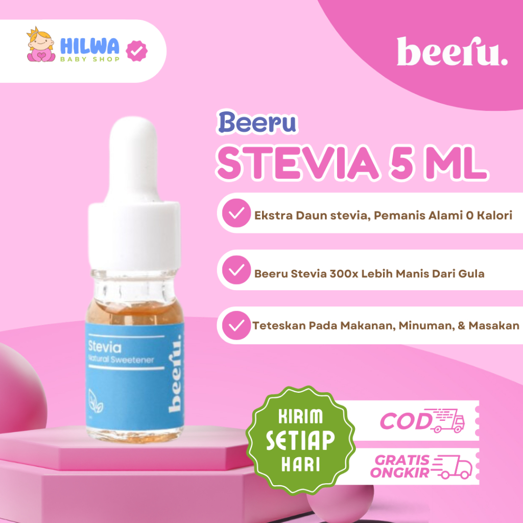 Jual BEERU STEVIA NATURAL SWEETENER - PEMANIS ALAMI PENGGANTI GULA ...