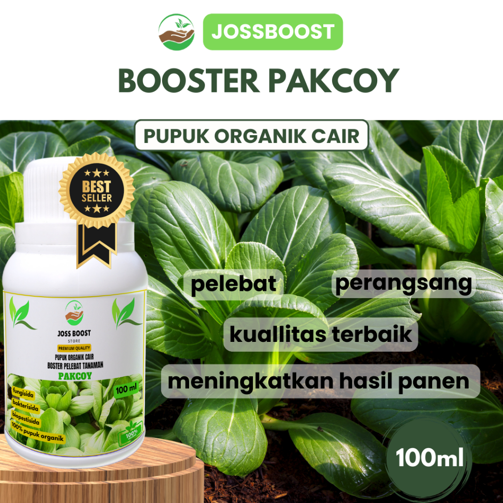 Jual JOSSBOOST pupuk PAKCOY 100ml pupuk organik cair tanaman pakcoy ...