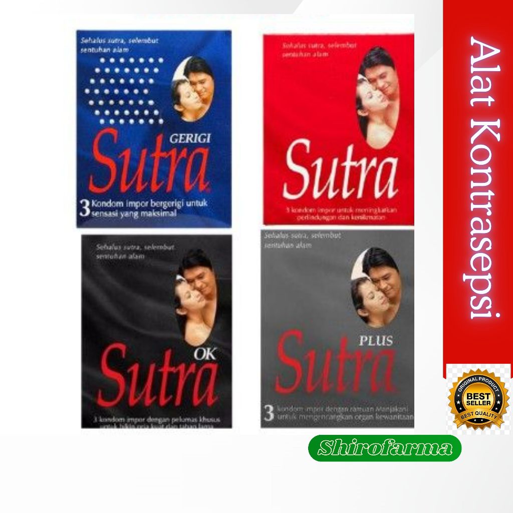 Jual Kondom Sutra Alat kontrasepsi /Aman Anti Bocor Standar ...