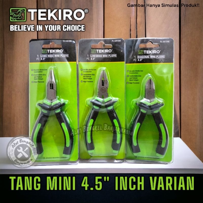 Jual TANG MINI "TEKIRO" 4.5" INCH VARIAN (HARGA PER 1 BH/BJ/PCS) | Shopee Indonesia