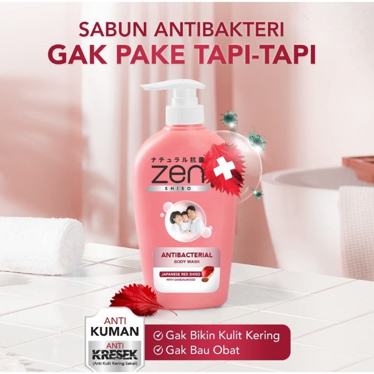 Jual sabun zen botol isi ulang kemasan 500ml paket bundling 5 botol ...