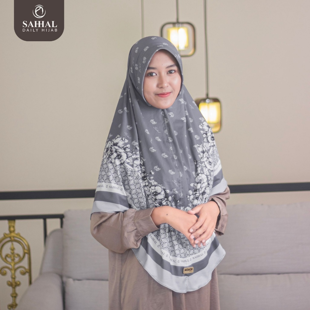 Jual SAHAL - JIlbab Instan Ped Bergo Motif Printing Hijab Kualitas Ori ...