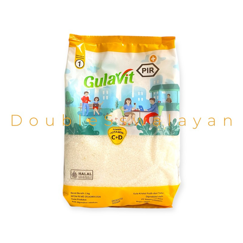 Jual Gulavit Gula Kristal Putih - 1 Kg | Shopee Indonesia