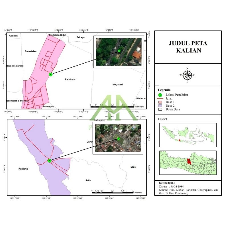 Jual Jasa Pembuatan Peta Titik Sampling atau File Shapefile ( .shp ...