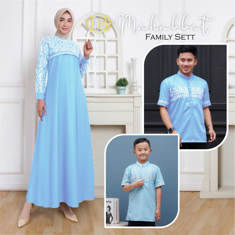 Jual TERBARU COUPLE SYAR'I/COUPLE TAHUN 2025/BAJU MUSLIM PRIA-WANITA dan ANAK LAKI2/BAJU MUSLIM ...