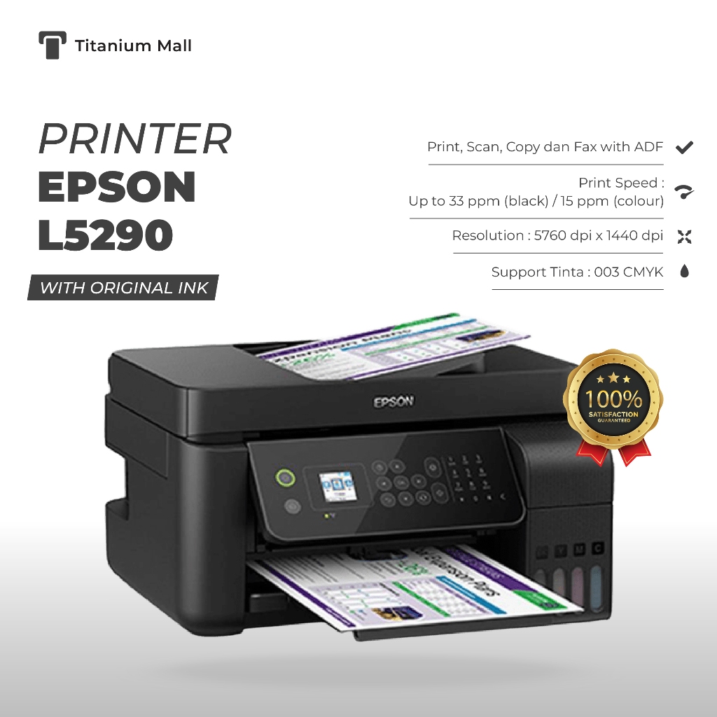 Jual Printer Epson L5290 Resmi Printer Office L5290 Printer EPSON L5290 ...