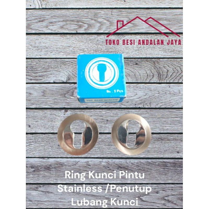 Jual Ring Kunci Pintu Stainless /Penutup Lubang Kunci | Shopee Indonesia