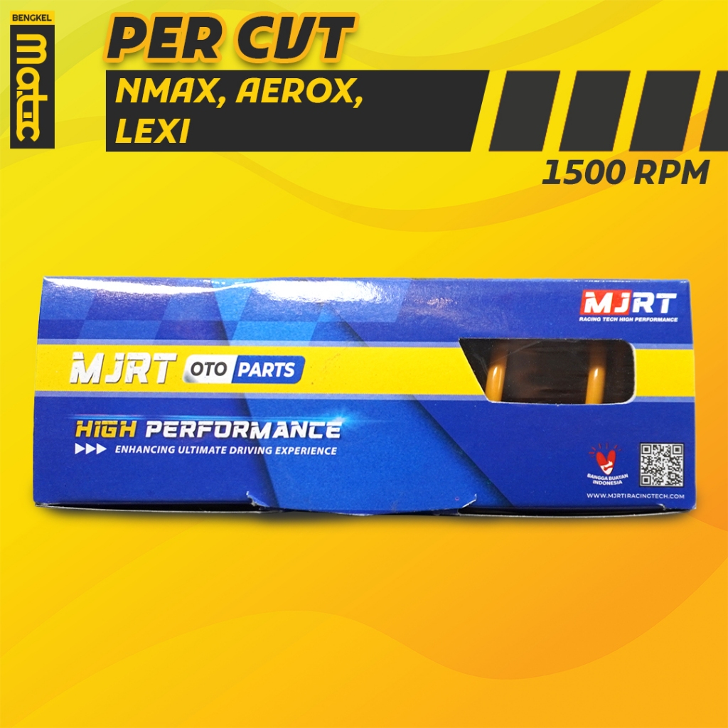 Jual PER CVT RACING 1500 RPM NMAX AEROX LEXI 1500 RPM MJRT | Shopee ...