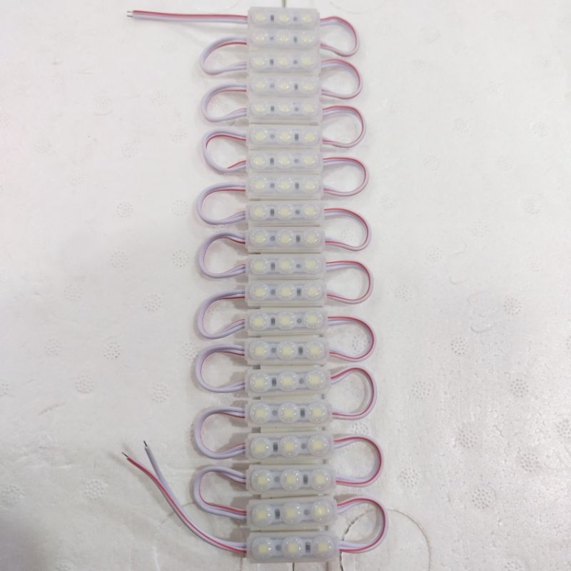 Jual [20pcs]LED Modul 3 Mata Mini Samsung 0,7W Type 2835 DC/12V | Modul Mini 12V | Shopee Indonesia