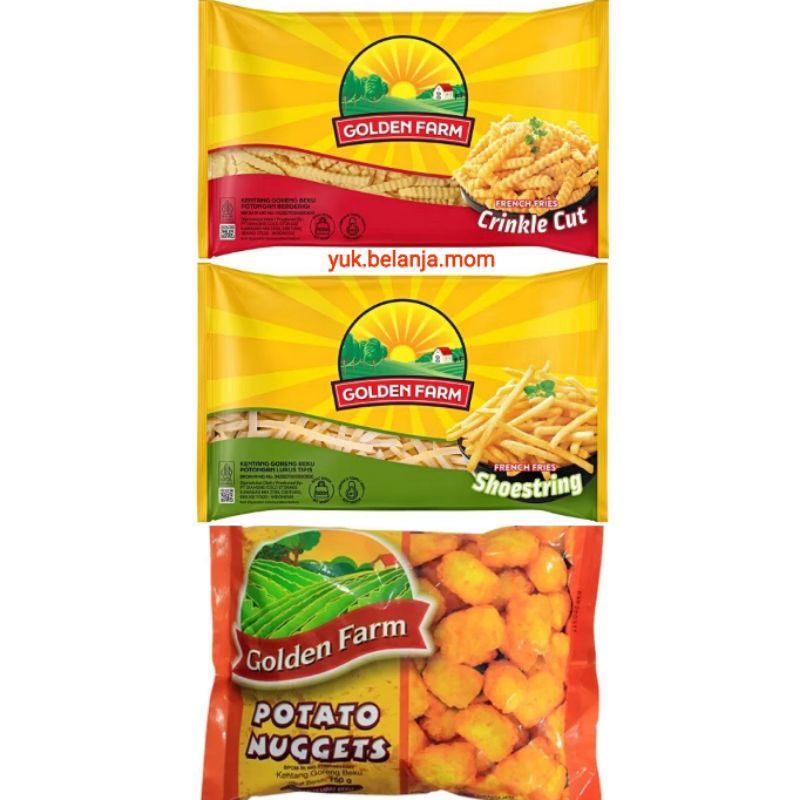 Jual kentang golden farm 1kg / potato nugget 750gr | Shopee Indonesia
