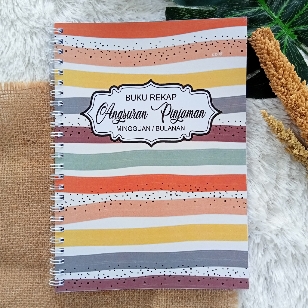 Jual BUKU ANGSURAN PINJAMAN MINGGUAN/BULANAN SALUR RAINBOW UK A5 JILID ...