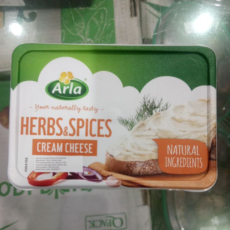 Jual Arla Herbs & Spices Cream Cheese berat bersih 150gr | Shopee Indonesia