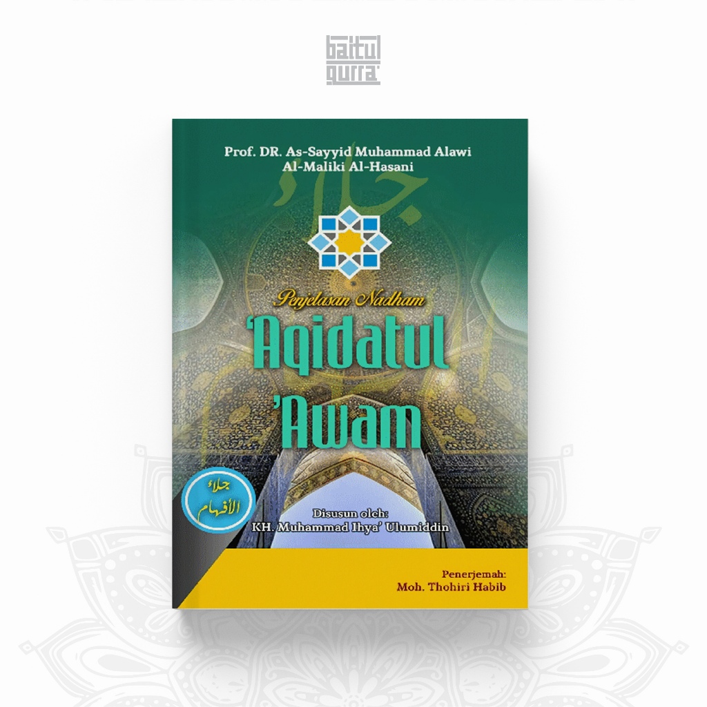Jual Terjemah Kitab Jalaul Afham Penjelasan Nadham Aqidatul Awam Sayyid ...